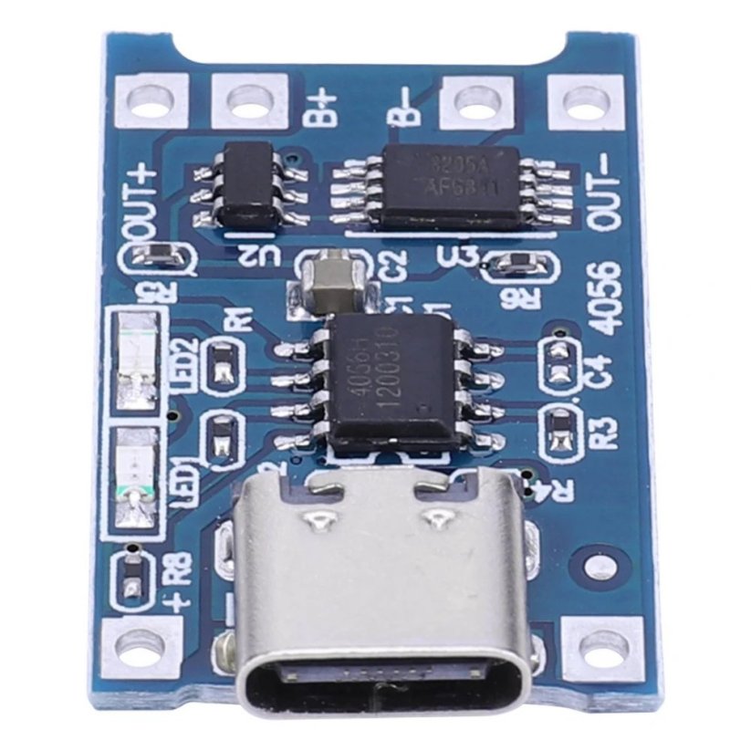 Type-C USB 5V 1A 18650 TP4056 modul nabíjení lithiových baterií s ...